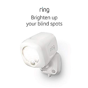Ring Smart Lighting – Spotlight, Battery-Powered, Outdoor Motion-Sensor Security Light, White (Bridge required)