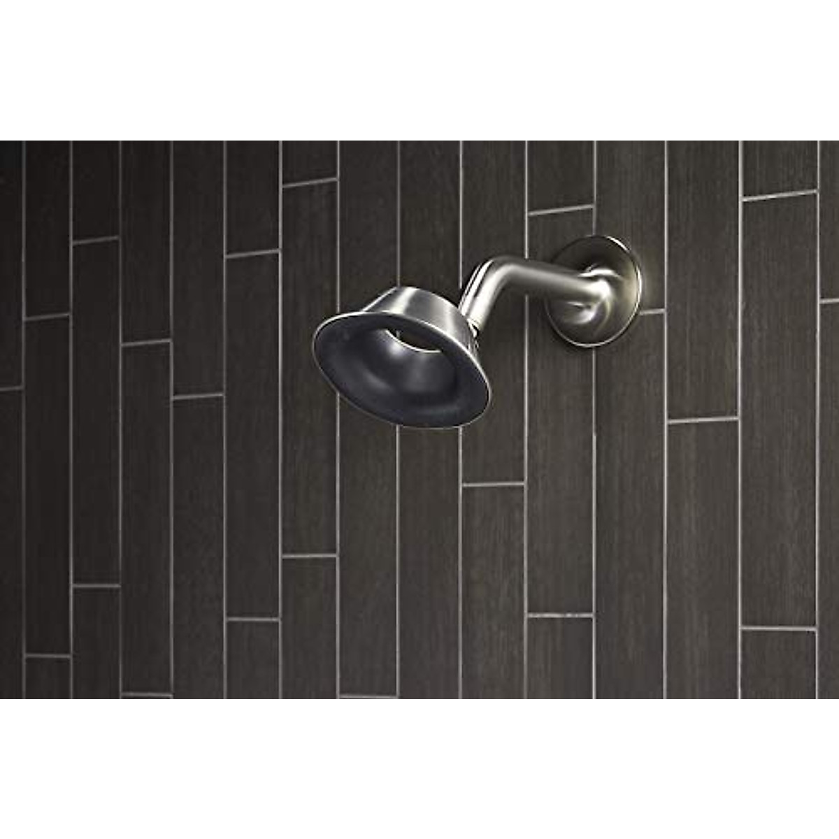 KOHLER 28238-NKE-BN Moxie Bluetooth Showerhead, Waterproof Shower Speaker, 2.5 GPM, Vibrant Brushed Nickel