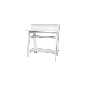 OneSpace Lennox Hutch Computer Desk, White