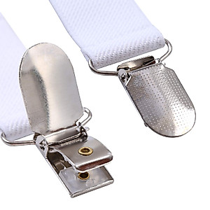 Ruisita 6 Pieces Fashion Fit Dress Clips Stainless Steel Elastic Clip Garments Glove Clips