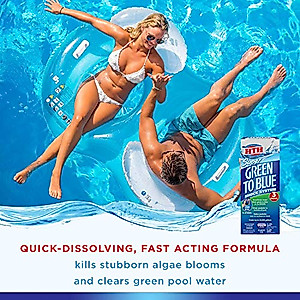 HTH 52032 Super Green to Blue Shock System for Swimming Pools, 7.2 lbs
