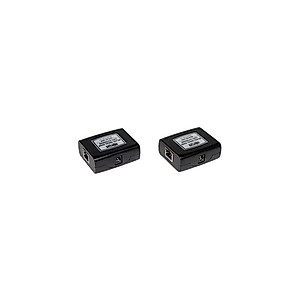Tripp Lite Serial over Cat5 / Cat6 RS232 Extender, Transmitter and Receiver (B165-101),Black