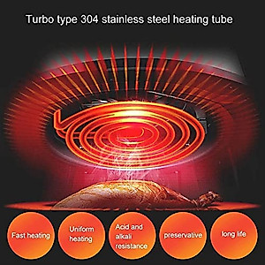 Air Fryer for Home Use 2.6L Air Fryer with Dual Knob Control and Automatic Power Off Function French Fries Electro Mechanical Oven Household Air Fryers