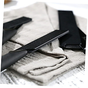 Cabilock 25 Pcs Blade Protection Jacket Cutter Sleeves Cutter Protector Sleeve Universal Guard Kitchen Guard Blade Protectors Cutter Safe Cover to Open Meat Cleaver Abs