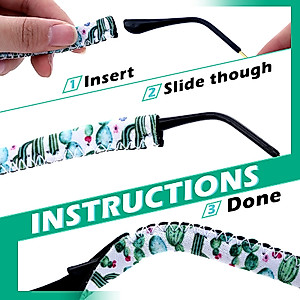 Weewooday 12 Pcs Sunglass Straps Neoprene Floating Eyewear Retainer Sunglasses Lanyard Sunglass Holder Strap for Men Women(Floral Pattern)