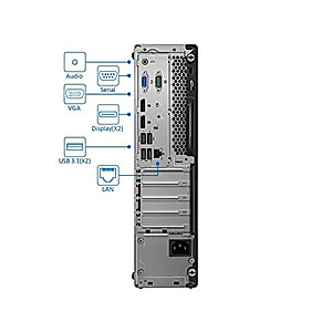 Lenovo ThinkCentre M720S SFF Desktop, Intel i7-9700 Upto 4.7 GHz, 16GB RAM 512GB SSD, 4K UHD 630 Graphics, DVD-RW, Card Reader, DisplayPort, HDMI, VGA, AC Wi-Fi, Bluetooth – Windows 11 Pro (Renewed)