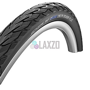 Schwalbe Delta Cruiser Plus HS 431 SBC Bicycle Tire - Wire Bead (Black-Reflex - 28 x 1 1/2)