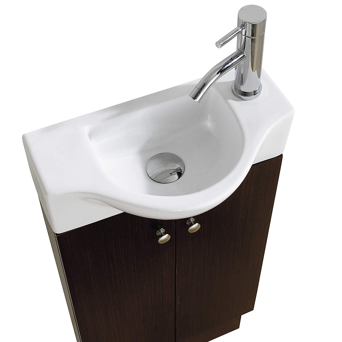 Fine Fixtures Bathroom Vanity Set - Cabinet and Sink- Glenwood WENGE