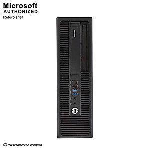 HP ProDesk 600 G2 Small Form Factor PC, Intel Core Quad i5 6500 up to 3.6 GHz, 16GB DDR4, 1TB SSD, WiFi, BT 4.0, VGA, DP, Win 10 Pro 64-Multi-Language Support English/Spanish/French(Renewed)