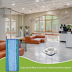 AnDongo 8 Pack Mop Pad for iRobot Braava Jet M6 Ultimate Robot Mop, Upgraded M6 Wet Mopping Pad, Washable Microfiber Replacement Cleaning Pad