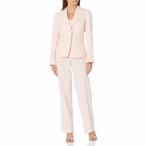 Le Suit Women's Plus Size Jacket/Pant Suit, Fantasy