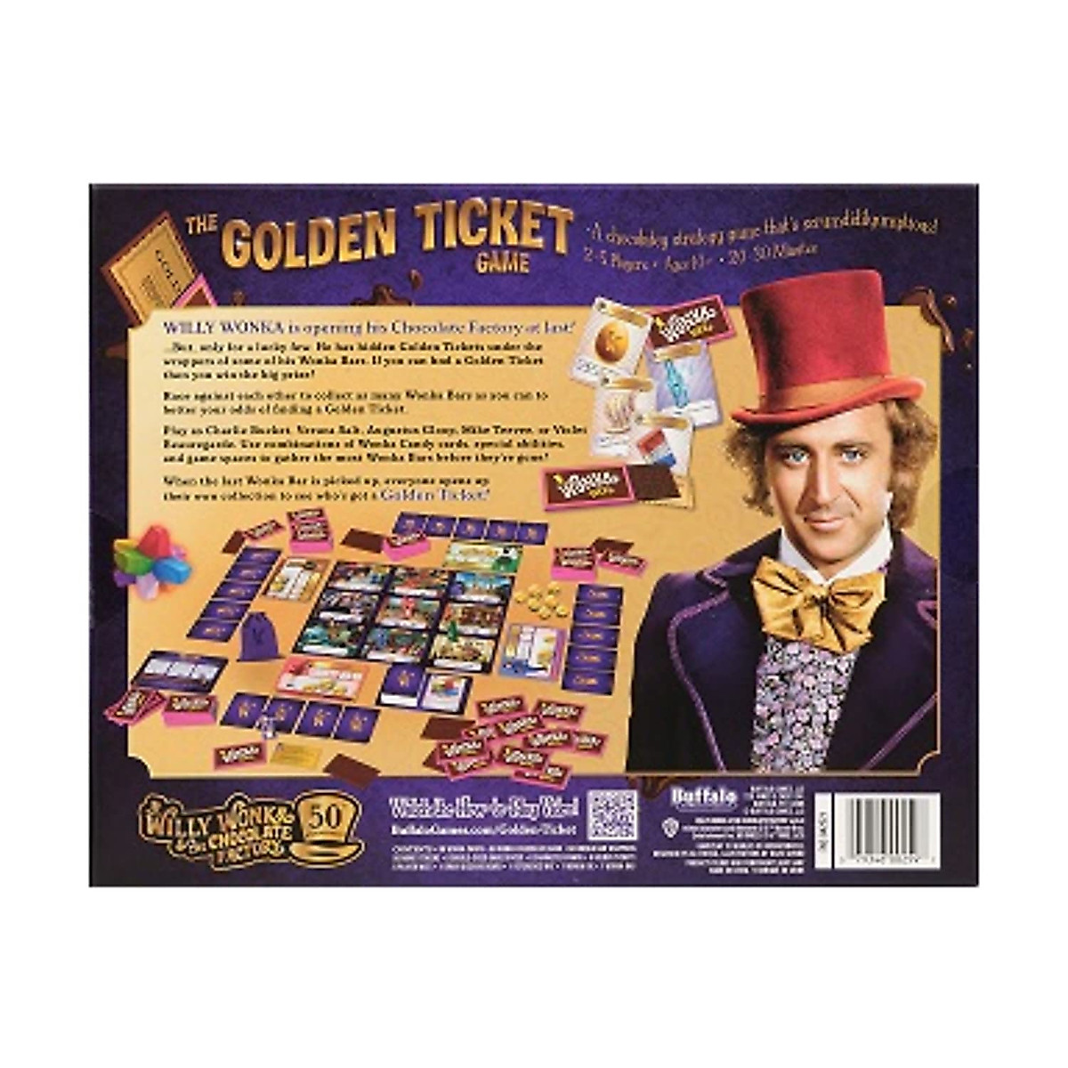 Buffalo Games - Willy Wonka's The Golden Ticket Game, 10 years