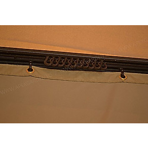 Plastic Hooks for Gazebo Curtains/Mosquito Netting/The Track of Lowe's Allen roth #GF-12S004B Gazebo - Quantity of 36 -