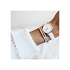 Daniel Wellington Emalie bracelet M Double Plated Stainless Steel (316L) And Enamel Rose Gold