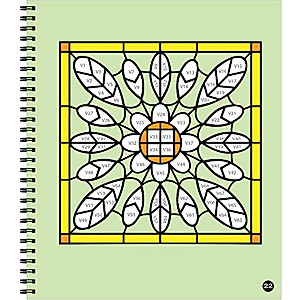 Brain Games - Sticker by Number: Stained Glass (28 Images to Sticker)