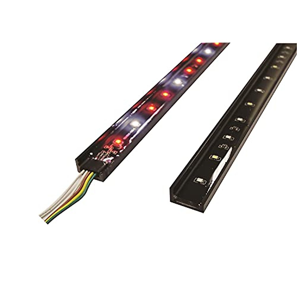 Rampage 49" LED Tailgate Light Bar | Superbrite LED 6 Function, Brake, Left/Right Turn Signals, Flasher/Running Lights, Reverse/Backup Lights, Black | 960137 | Universal Fit & Mounting
