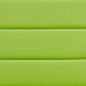 Modway Jive Ribbed High Back Tall Executive Swivel Office Chair With Arms In Bright Green