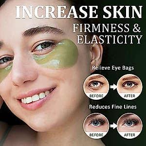 R.A.V Under Eye Patches, Cucumber Eye Masks, 30 Pairs Collagen Patches for Nourish Firming Repair for Fine Lines, Wrinkles, Dark Circles Bags Eye Treatment, Improve Lines Puffiness for men women