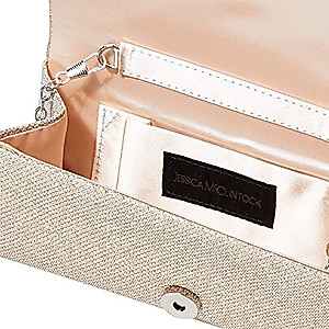 Jessica McClintock Chloe Sparkle Stones Evening Clutch, Champagne