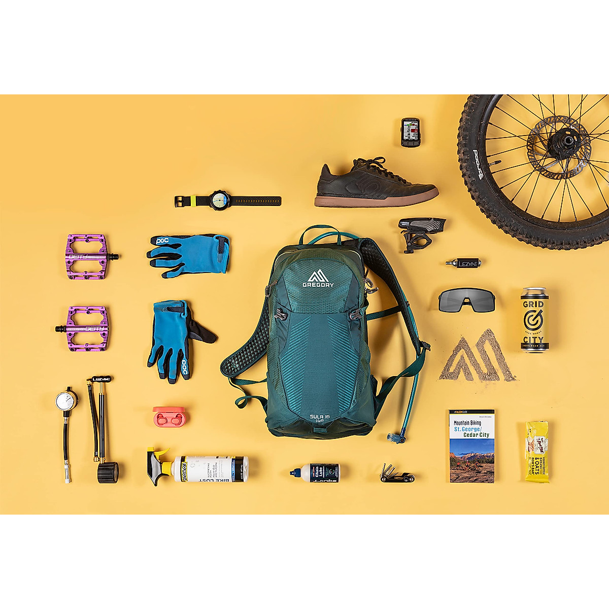 Gregory Mountain Products Women's Sula 16 H2O, Antigua Green, One Size