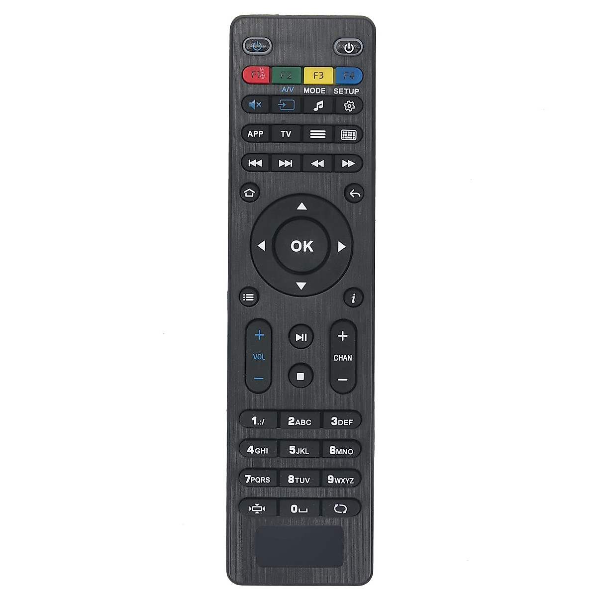 New Replacement Remote Control for MAG254 MAG250 255/256 /257/260 / 275/351 /352/350/ 349 OTT Tv Box IPTV Set-Top Box, Black for MAG PERFASCIN