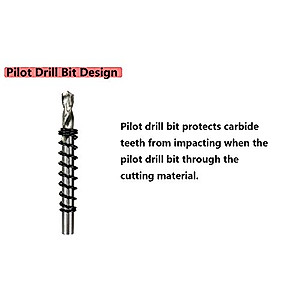 Rannb 38mm/1.5 Inch Hole Saw Carbide Tipped Hole Saw for Cutting Stainless Steel Plate, Iron, Steel