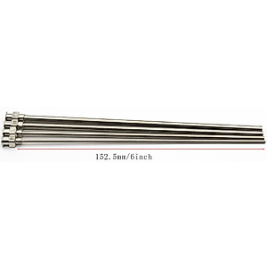20 Pieces Dispensing Needle 6 Inch Stainless Steel Blunt Tip Luer Connector Stainless Steel Blunt Needles (8, 10, 12, 14 Gauge)