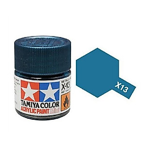 Tamiya Models X-13 Mini Acrylic Paint, Metallic Blue