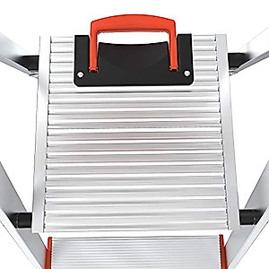 Little Giant Ladder Systems Flip N Lite 6 Foot 300 Pound Capacity Aluminum Lightweight Slim Stepladder Ladder