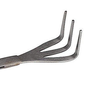 2 in 1 Stainless Steel Bonsai Tools Gardening Tool Root Rake Tweezers for Bonsai Planter