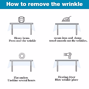 Kesfey Clear Tablecloth Protector 54 x 84 inch Waterproof Plastic Table Cloths Vinyl Rectangle PVC Table Covers Oil-Proof Spill-Proof Wipeable Transparent Dining Table Cloth for Kitchen Camping Party