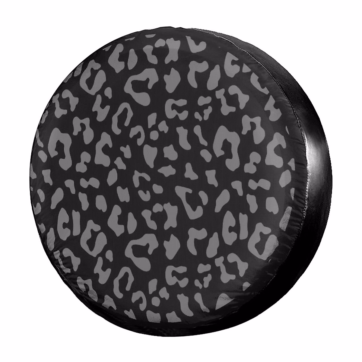 Foruidea Leopard Print Spare Tire Cover Dust-Proof Wheel Tire Cover Fit Trailer, RV, SUV and Many Vehicle 17 Inch