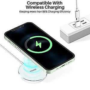 TOZO W6 Wireless Magnetic Charger Compatible for iPhone 14/14 Plus/14 Pro/14 Pro Max/13 Series/12 Series Aviation Aluminum Computer Numerical Control Technology Fast Charging Compatible for Magsafe