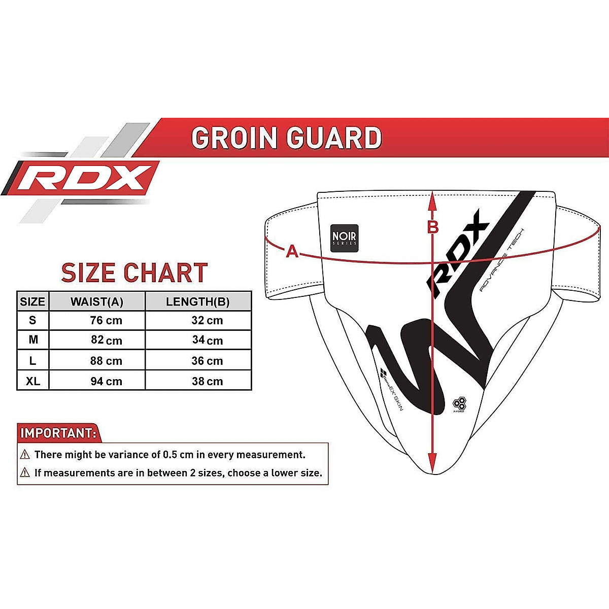RDX Groin Protector for Boxing, Muay Thai, Kickboxing and MMA Fighting, Maya Hide Leather Abdo Gear for Martial Arts Training, Men Jockstrap Abdominal Guard for Sparring, Taekwondo and Grappling