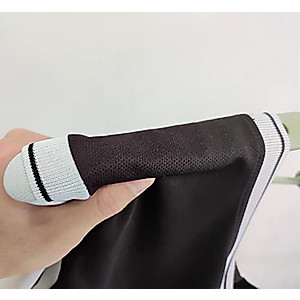 Fineget Plastic Coat Hangers Portable Travel Shorts Hangers for Closet Shoes Foldable Collapsible Clothes Heavy Duty No Slip Green Hangers Quick Drying