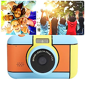 Kids Digital Camera, 1080P HD Camera Kids Digital Camera Double Lens Shockproof 2.4 Inch Screen Camera for Kids Gift