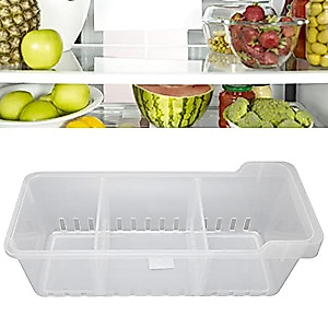 Fridge Organizer Bin, Lidless Refrigerator Organizer Bin Multipurpose Versatile Multi Purpose for Bathroom for Kitchen(S)