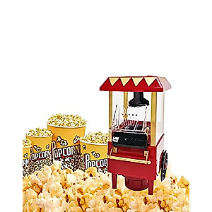 FixtureDisplays® Mini Popcorn Machine Carriage Shape Tabletop Popcorn Maker 9" L x 7" W x 15 1/2" H 15914