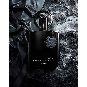 Afnan Supremacy Noir Eau de Parfum for Men, 3.4 Fl. Oz