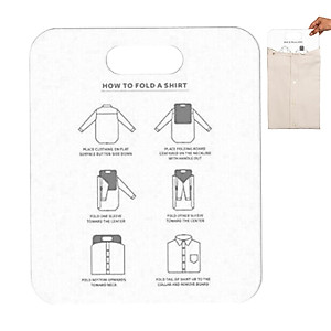 Shirt Folder - Clothing Folding Board | Creative Lazy Folding Board for Home, T-Shirt Clothes Folder, Easy and Fast Folding Helper, for Adults and Children, Convenient Folding Boards
