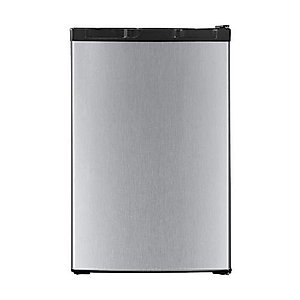 Avanti RMX45B3S RMX45B 4.5 cu. ft. Compact Refrigerator, Mini-Fridge, in Stainless Steel, Black