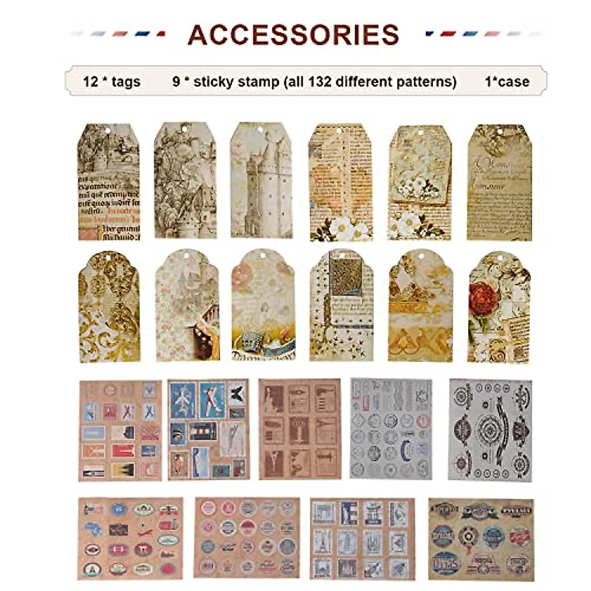 JIMBON Our Adventure Book Scrapbook Photo Album Retro Style Embossed Letter Cover Travel Diary Journal Scrap Book For Couples Memory Book Anniversary Wedding Best Friend Womens Day Gift