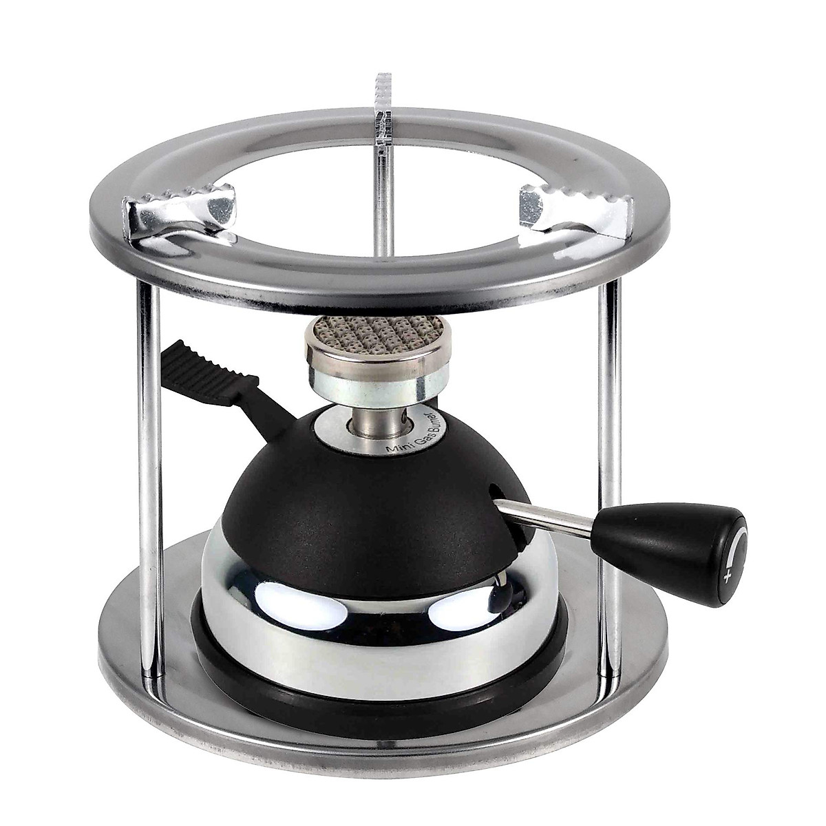 BLUEFIRE Butane Mini Burner for Tabletop Coffee Siphon Syphon/w Furnace Stand and Assembly Rack Ceramic Windproof Torch Head Portable Cooking Stove Espresso Maker Chafing Soup Tureens Fondue Bunsen