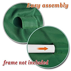 Strong Camel Patio Swing Cover Outdoor Swing Replacement Canopy Cover fit Porch Top Cover for Seat Furniture uitable for Patio, Garden, Poolside, Balcony, Backyard (Only Cover) (77''x 43'', Green)