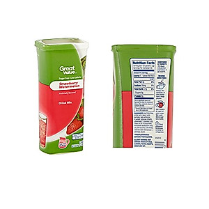 Great Value Drink Mix, Sugar Free, Early Rise Orange, Orange Strawberry Banana and Strawberry Watermelon a Bundle of 3 flavor Canisters. (Canister Designs May Vary)
