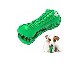 Dealhub Dog Chew Toy, Natural Rubber Dog Toothbrush Aggressive Chewers, for Medium to Large Dogs, Squeaky Dog Toy, Extremely Durable Dog Toy