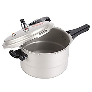 Pressure Cooker, 70Kpa Aluminum Cooking Pot Multifunctional Household Pressure With Steaming Layer Kitchen Cooker Cooking Utensil For Beans Meat Vegetables Soups20Cm