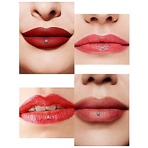 Kridzisw 16G Flat Back Cartilage Tragus Helix Conch Earring 16 Gauge Surgical Stainless Steel Silver Short Screw on in Opal Labret Monroe Medusa Lip Nose Ring Stud Bar Piercing Jewelry Women Men 6mm