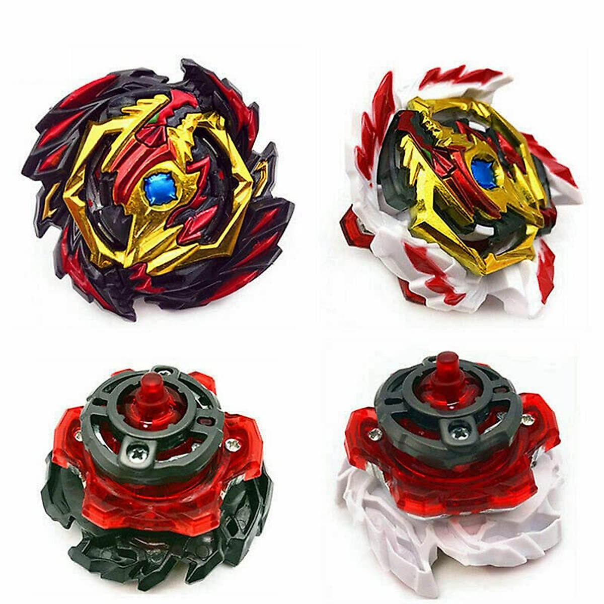 Bay Blades for 8-12 B-184 Launcher Set Gaming Top Toys B-145 DX Starter Venom Diabolos.Vn.B Bey Battling Tops Burst Left and Right Launcher Grip Play Blade Blades for Boys 6-8 Festival Gift