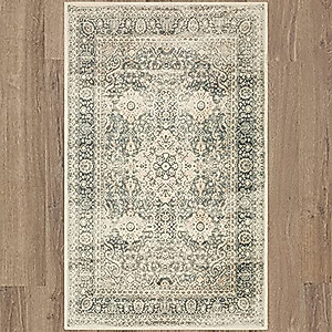 Mohawk Home Quinn Floral Traditional Beige (2' X 3') Accent Rug